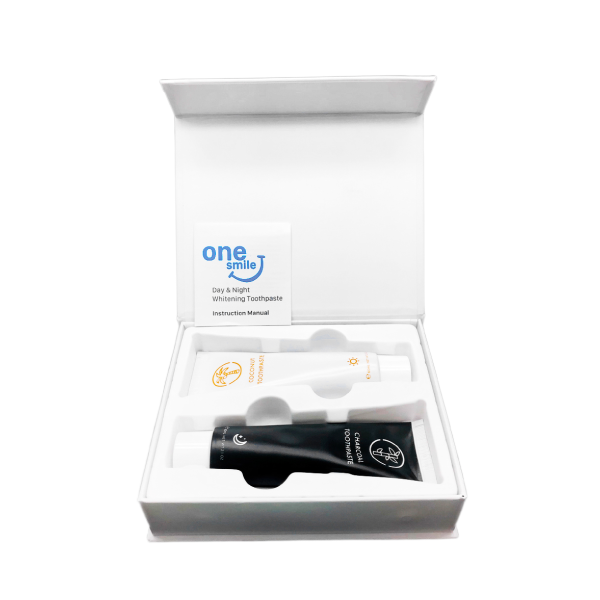 Teeth Whitening Kit and Day & Night Toothpaste Bundle – One Smile Cosmetics